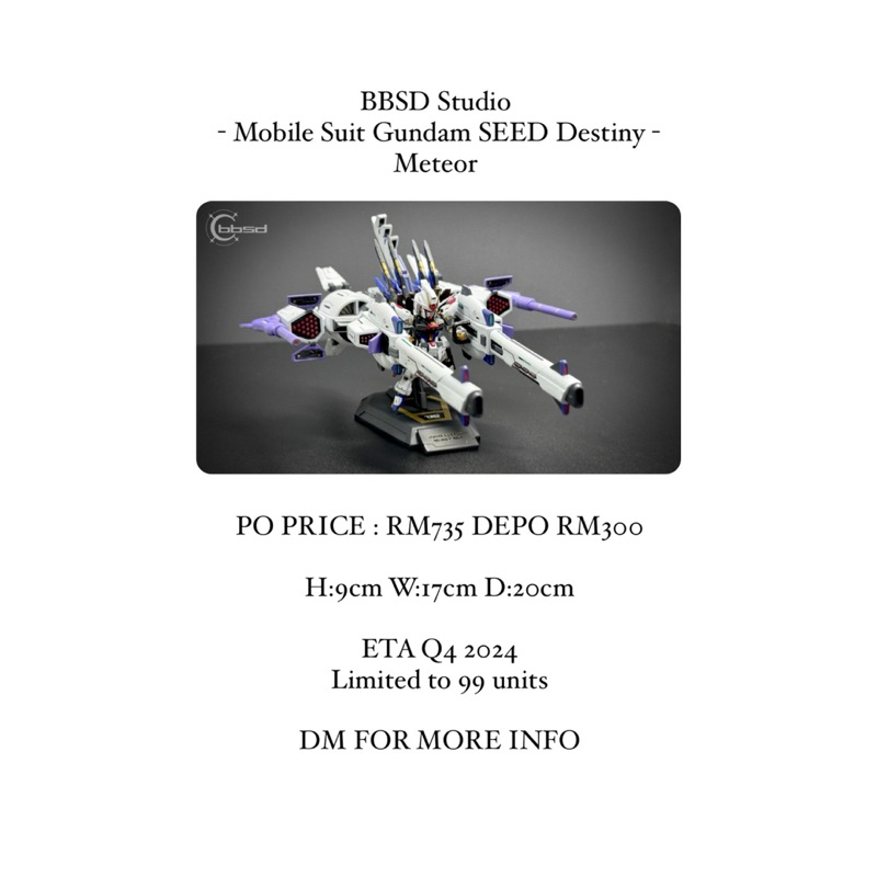 BBSD Studio - Mobile Suit Gundam SEED Destiny - Meteor | Shopee Malaysia