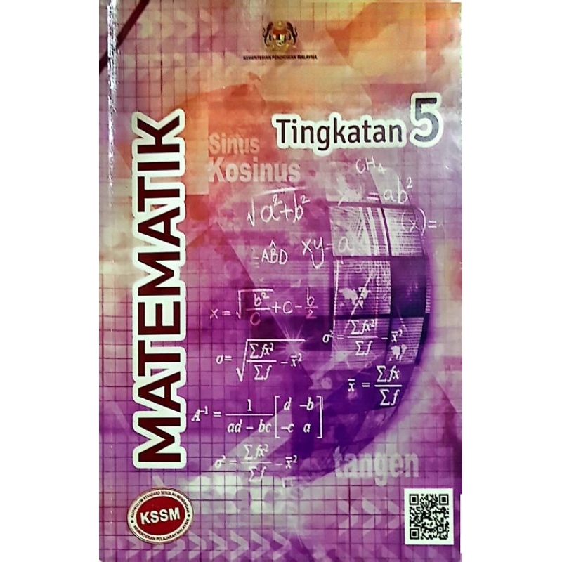 BUKU TEKS MATEMATIK TINGKATAN 5 KSSM | Shopee Malaysia