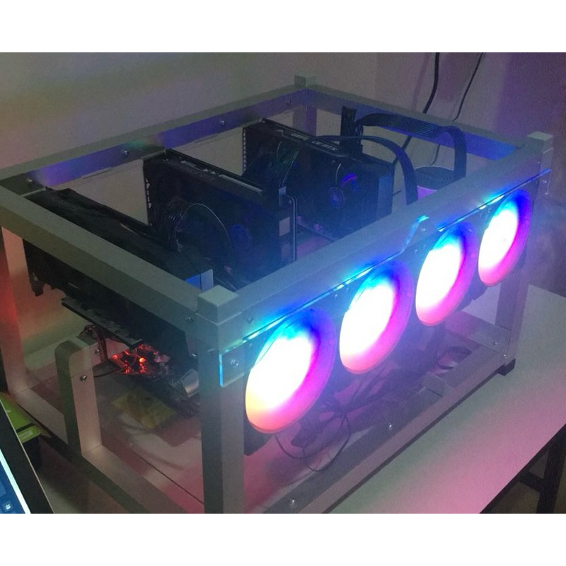 GPU Mining Rig Full Set (Frames and wiring included) | Shopee Malaysia