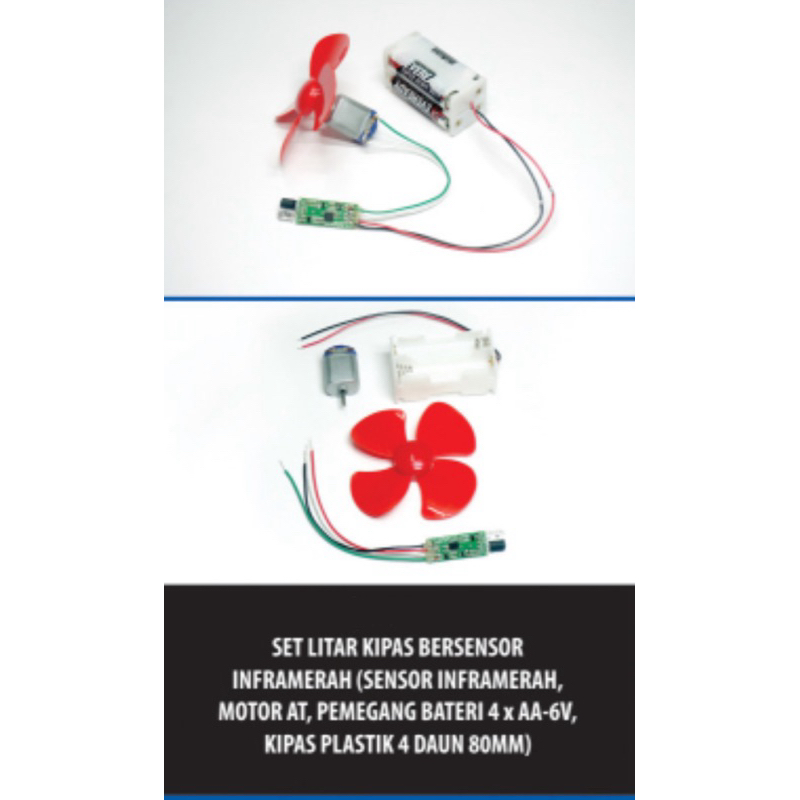 Kipas Automatik Bersensor Inframerah RBT T3 -Sekolah - Projek RBT ...