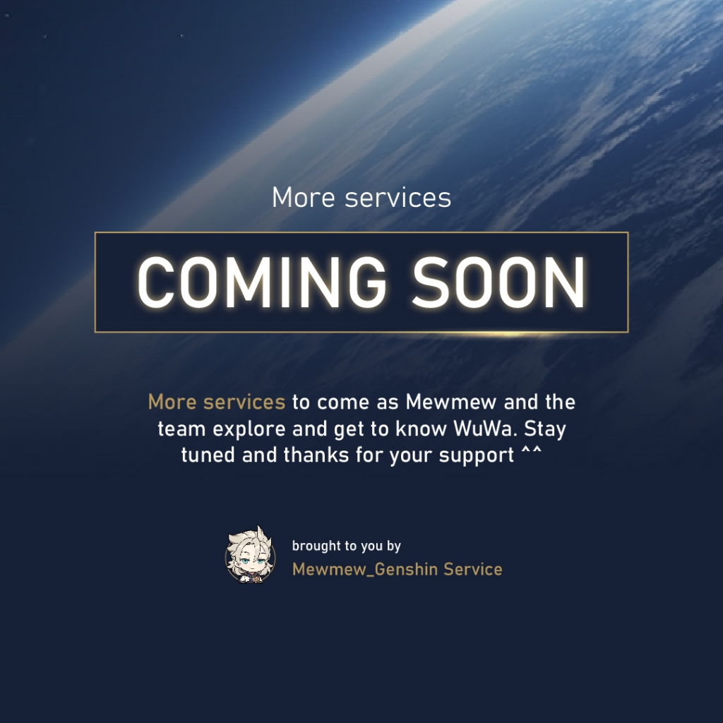 鸣潮 Wuthering Waves WuWa Boosting Service by Mewmew Genshin Service ...