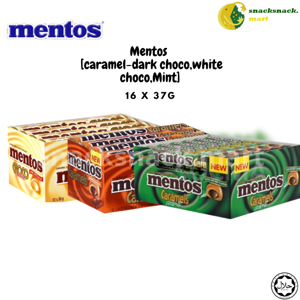 Mentos-[16 x 37g] [caramel with dark choco/white choco/Mint] [PURCHASE ...
