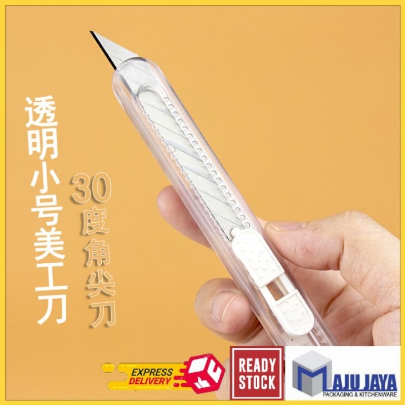 9mm INS Transparent Precision Muji Utility Knife School Office Cutter ...