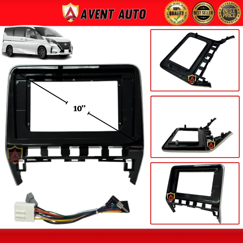 Nissan Serena C27 FL 2021 - 2022 ( UV Black ) Android Player 10" Inch ...