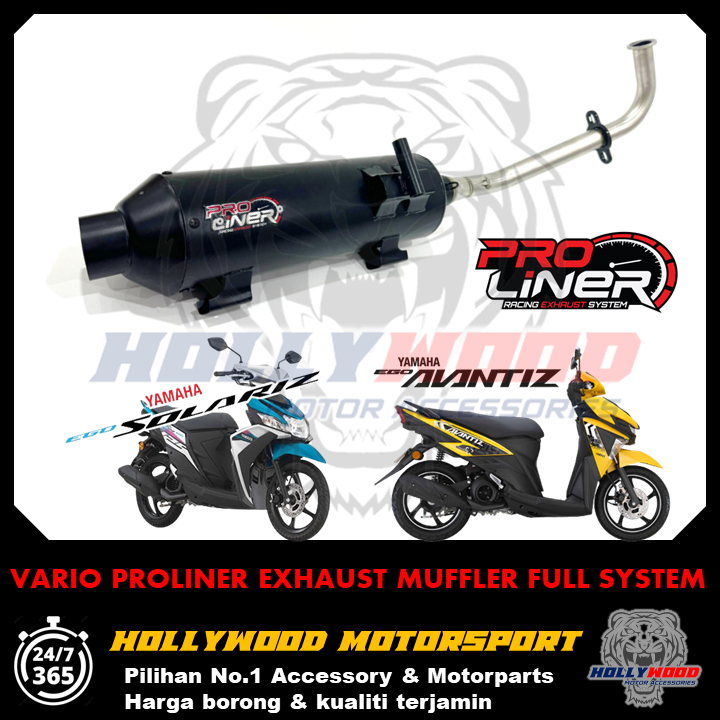PROLINER EXHAUST MUFFLER EGO AVANTIZ SOLARIZ FULL SYSTEM WITH PIPING ...