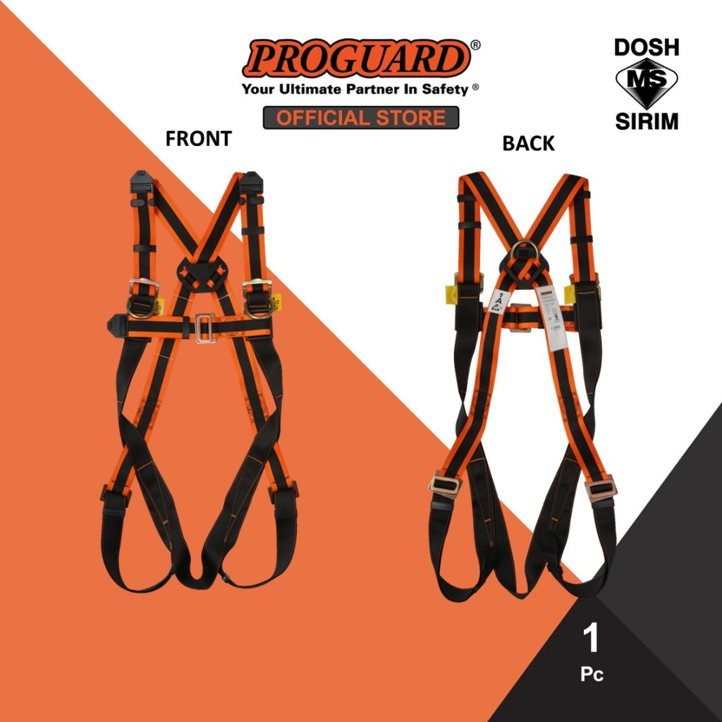 Proguard Full Body Harness - 3 D-Ring | Shopee Malaysia