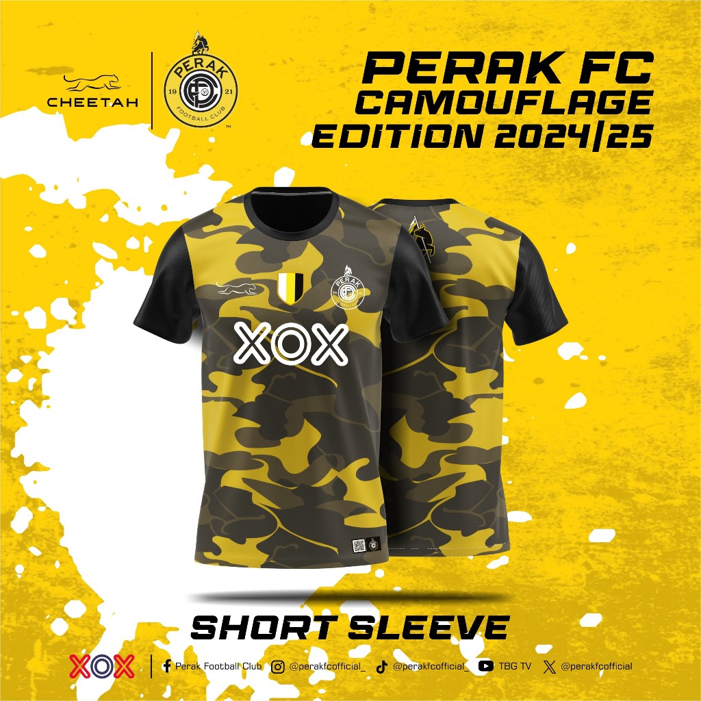 Perak FC Merchandise PFC Camouflage Short Sleeve Edition 2024/25 ...