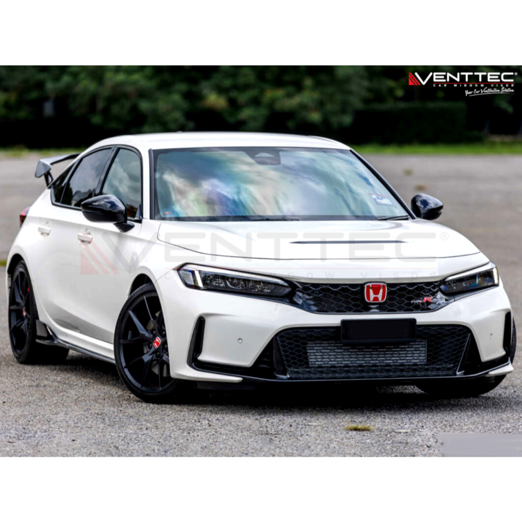 Honda Civic Type-R ( FL5 ) 2022-Above Venttec Door Visor / Window Vent ...
