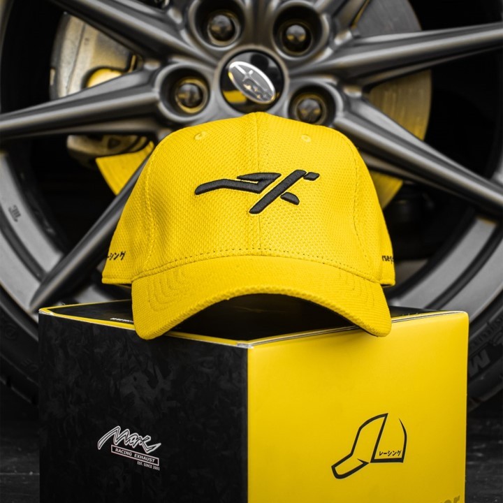 Max Racing Exhaust Yellow Racing Cap with Max Logo - Official ...