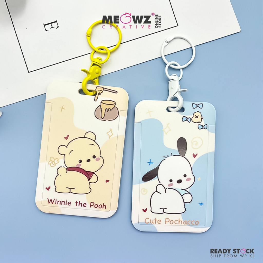 Pochacco Pooh Fan Art Cute Name Card TnG Access Card Holder Tags With ...