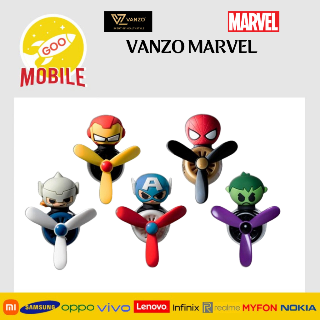VANZO Marvel Series Car Vent Perfume (4g x 2 pcs) Creative propeller ...