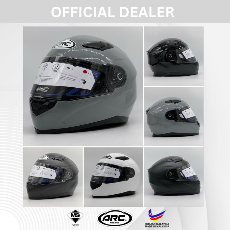 ARC Raptor Full Face Helmet Original | Shopee Malaysia