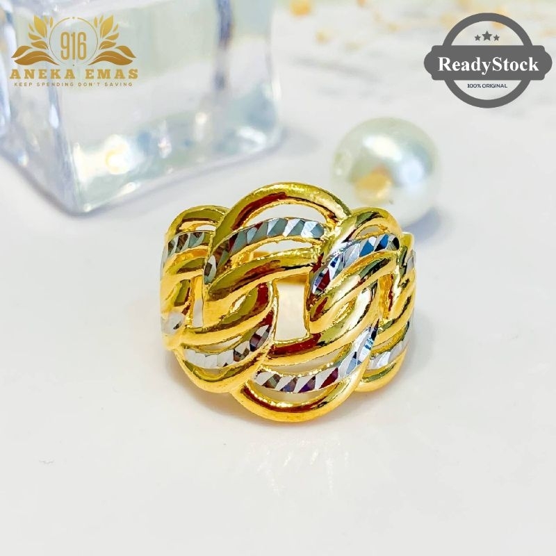 Cincin Lasak Coco Mak Datin v4 (EMAS 916 💯 TULEN) | Shopee Malaysia