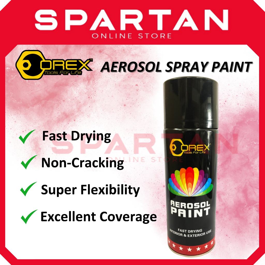 OREX 400ml Aerosol Spray Paint Automotive Quality Buatan Malaysia ...