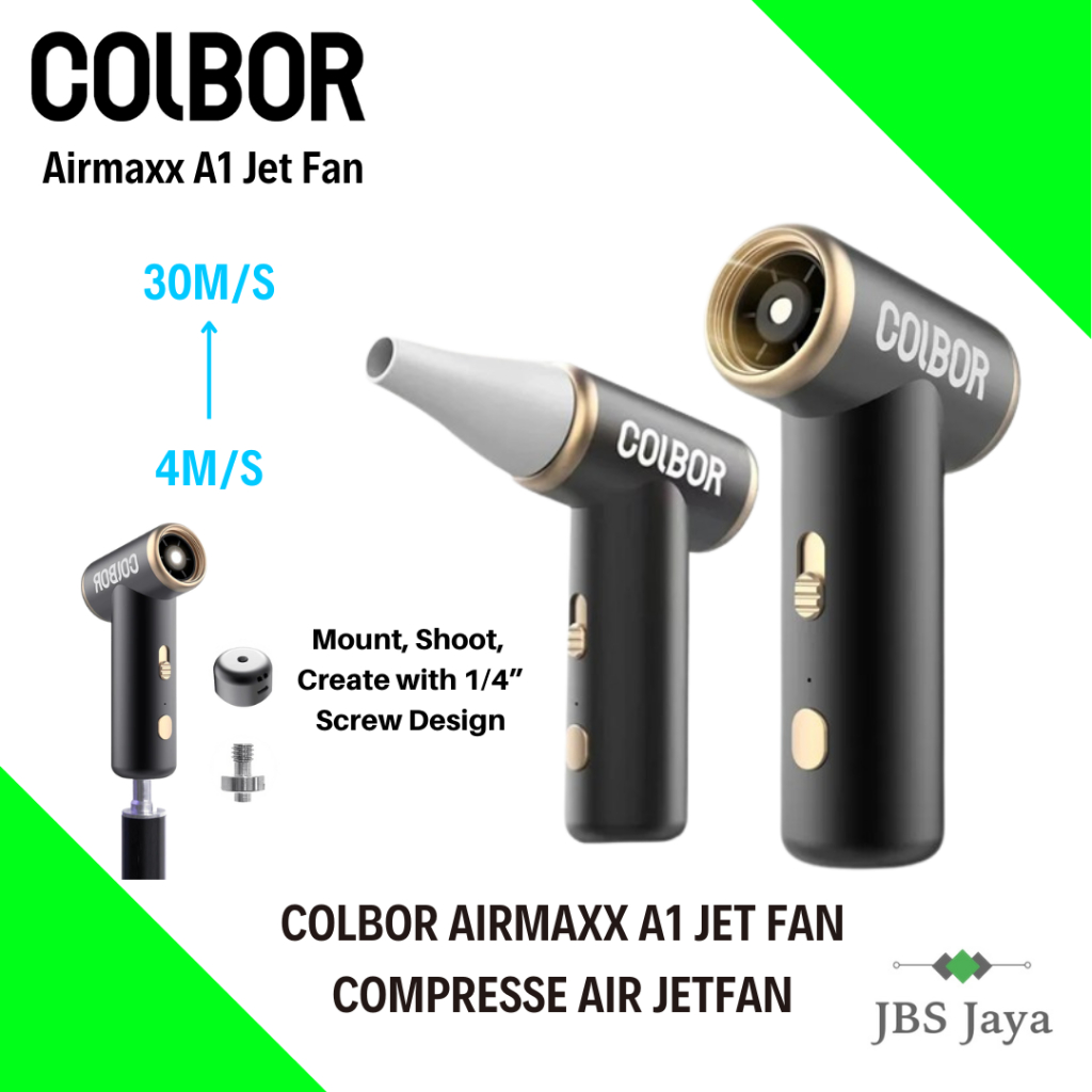 Synco Colbor AirMaxx A1 60W Electric Air Duster Mini Jet Fan with LED ...