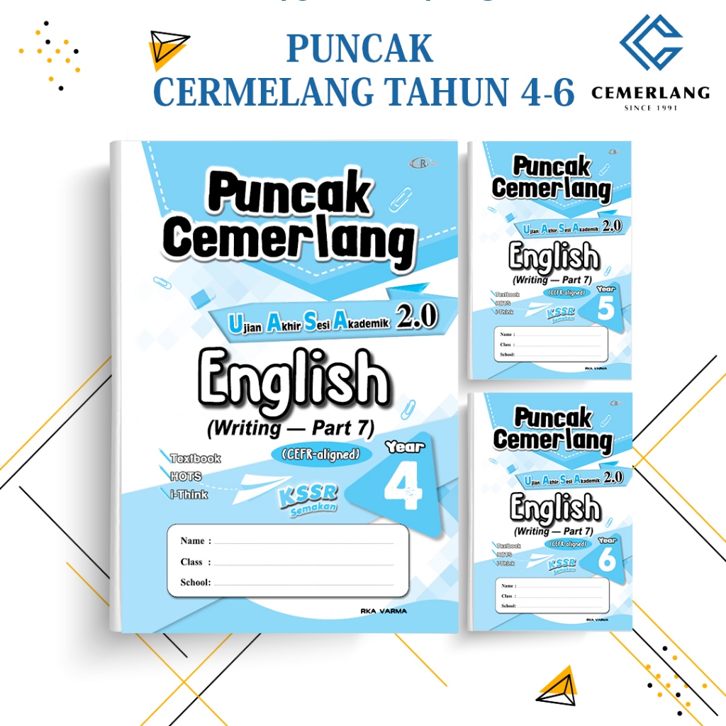 PUNCAK CEMERLANG UASA ENGLISH WRITING (PART 7) YR 4-6 (2023) | Shopee ...