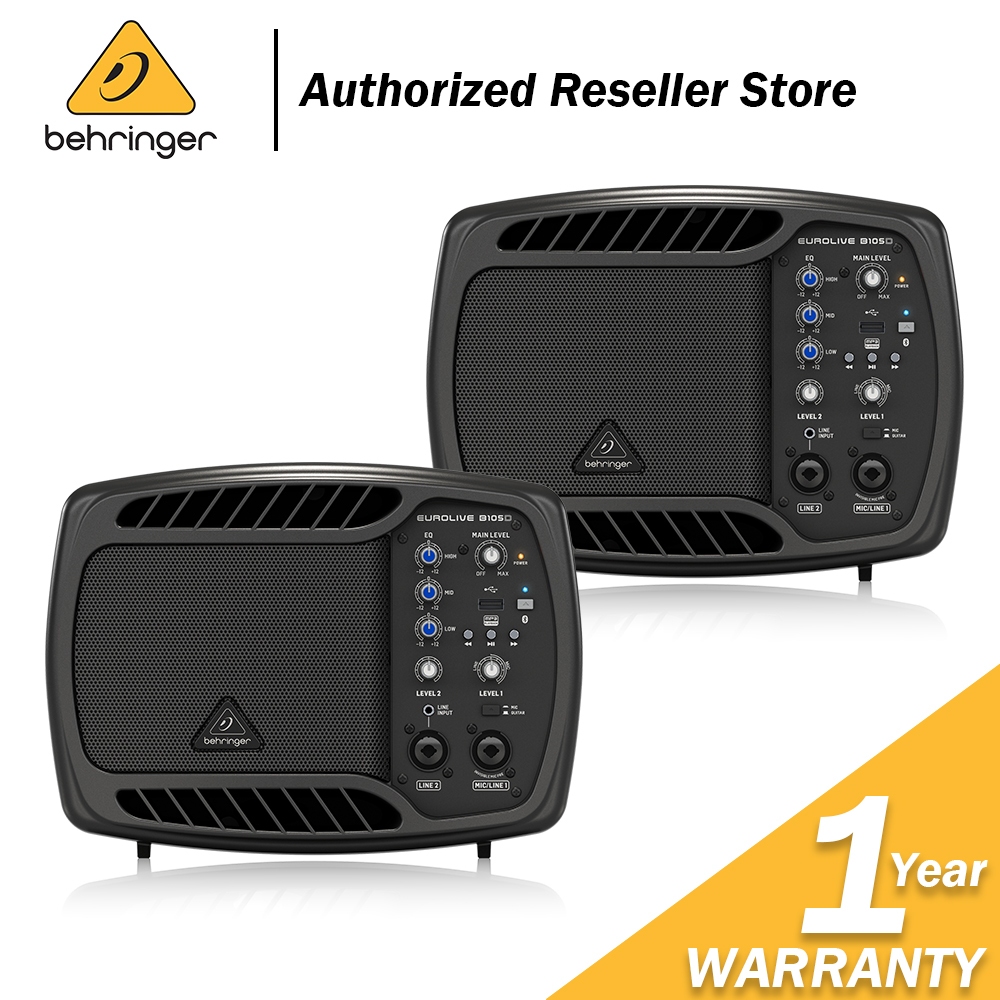 Behringer B105D 50W 5" Powered Monitor Speaker (B-105D / B 105D ...