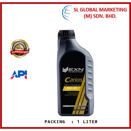 EXN ENGINE OIL - CARIOS SAE 5W-40 API SN/CF FULLY SYNTHETIC - 1L ...