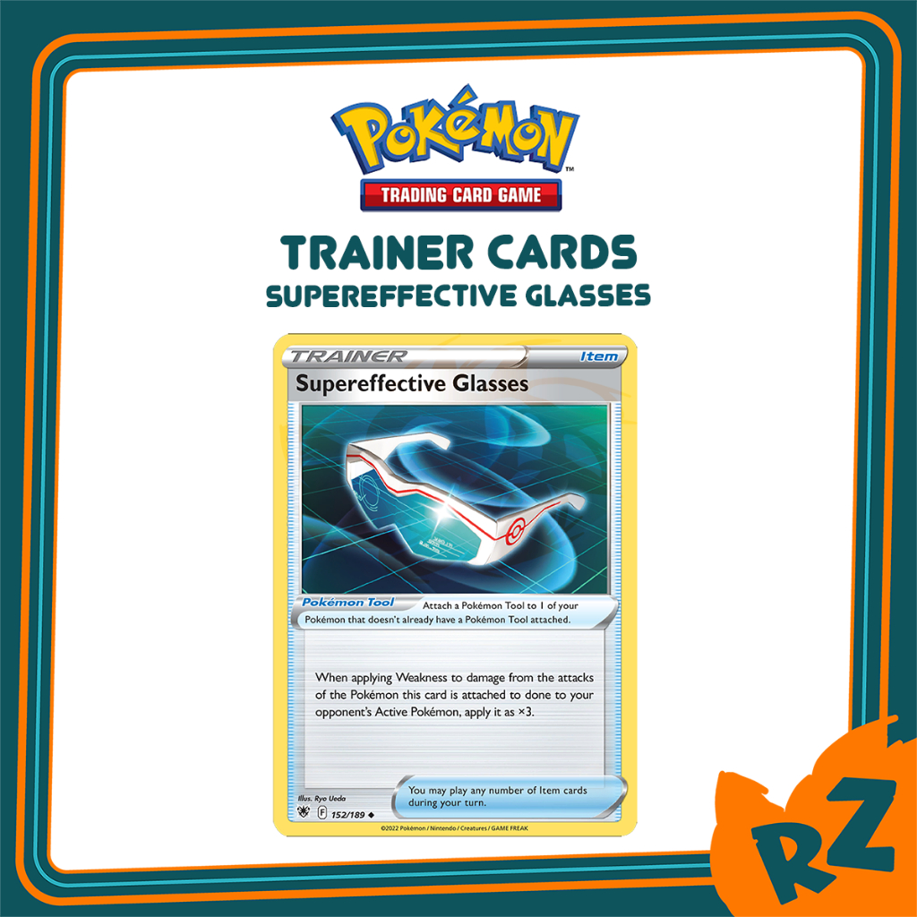 [Original] Pokemon TCG Card Supereffective Glasses Tool Trainer Singles ...