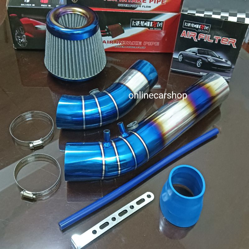 Ram Pipe Titanium Blue/Intake Pipe Wira/Satria 1.3 1.5 1.6 MMC/VDO ...