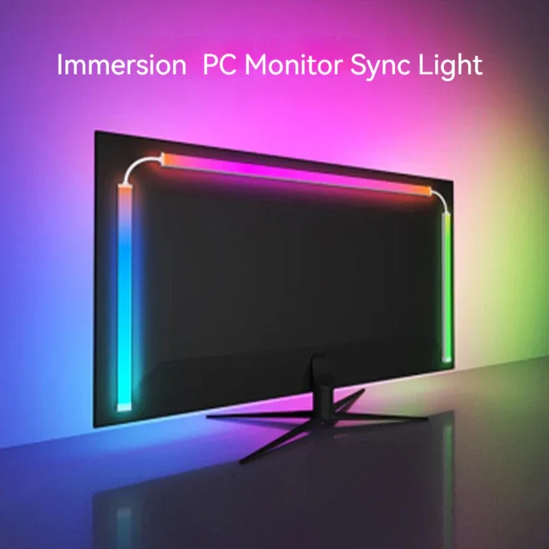 Smart Ambient PC Lighting PC Display Sync LED Strip Light RGB Dream ...