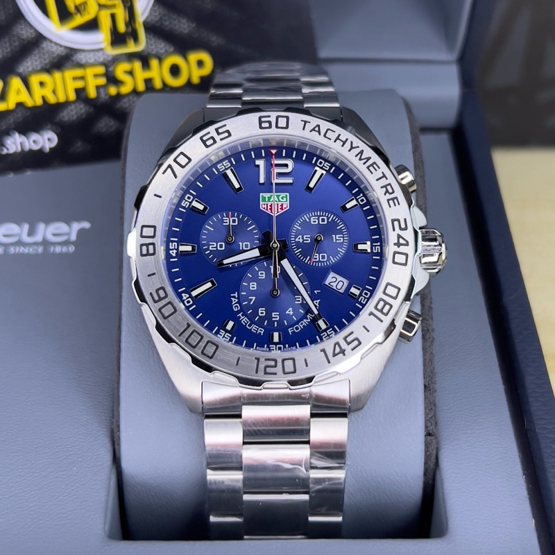 Tag Heuer Formula 1 Quartz Chronograph Blue Dial 43MM CAZ101K.BA0842 ...
