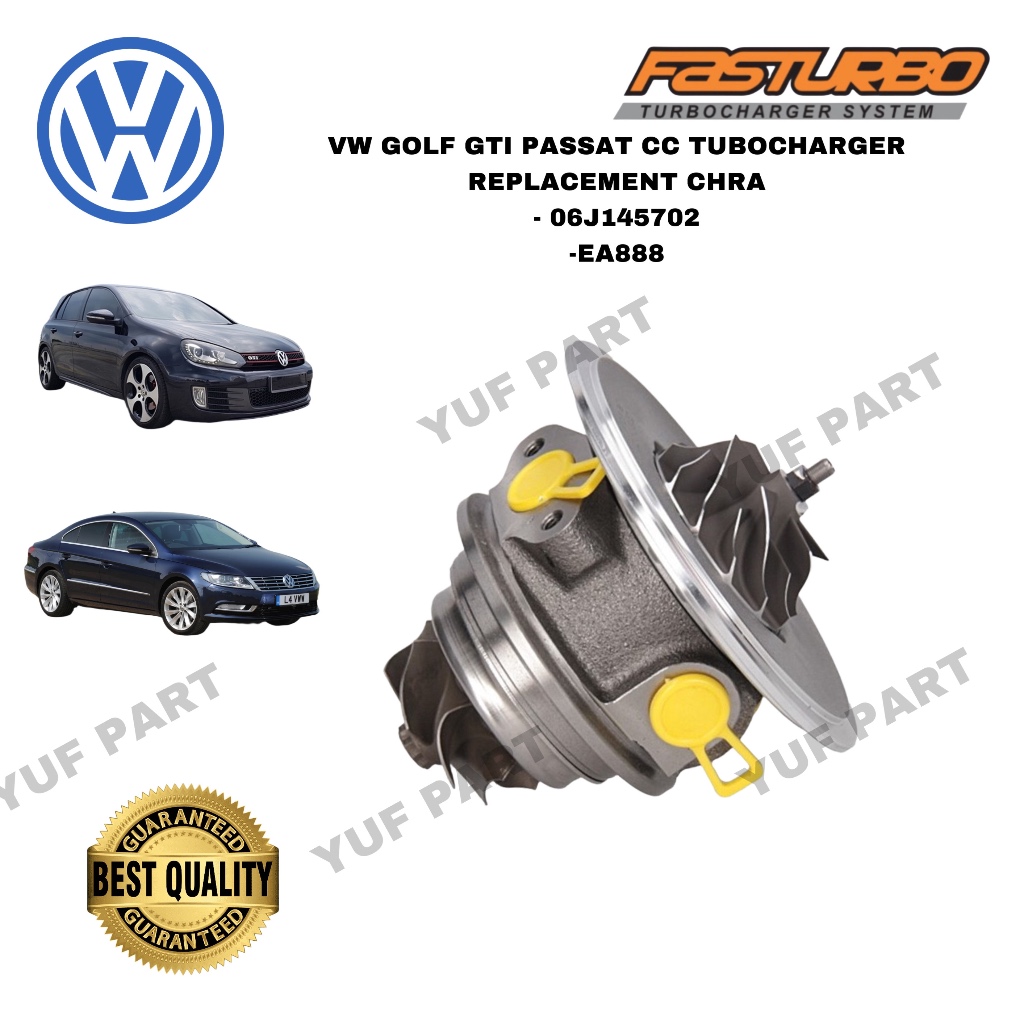 VW Golf GTI Passat CC EA888 Turbocharger replacement CHRA | Shopee Malaysia