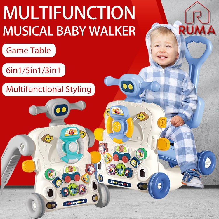 🔥READY STOCK🔥 Musical Baby Walkers Learning Walker Baby Push Walker ...