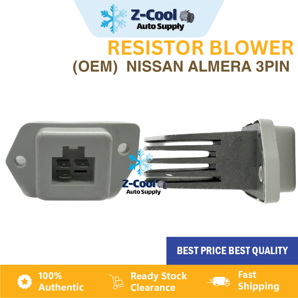 Resistor Blower Motor Nissan Almera N17/ Serena C26 / Navara NP300 3Pin ...