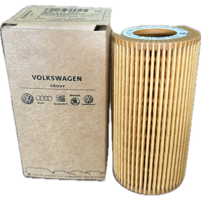 VOLKSWAGEN OIL FILTER 06L115562 FOR EA888 GEN3 GOLF GTI, PASSAT B8 ...