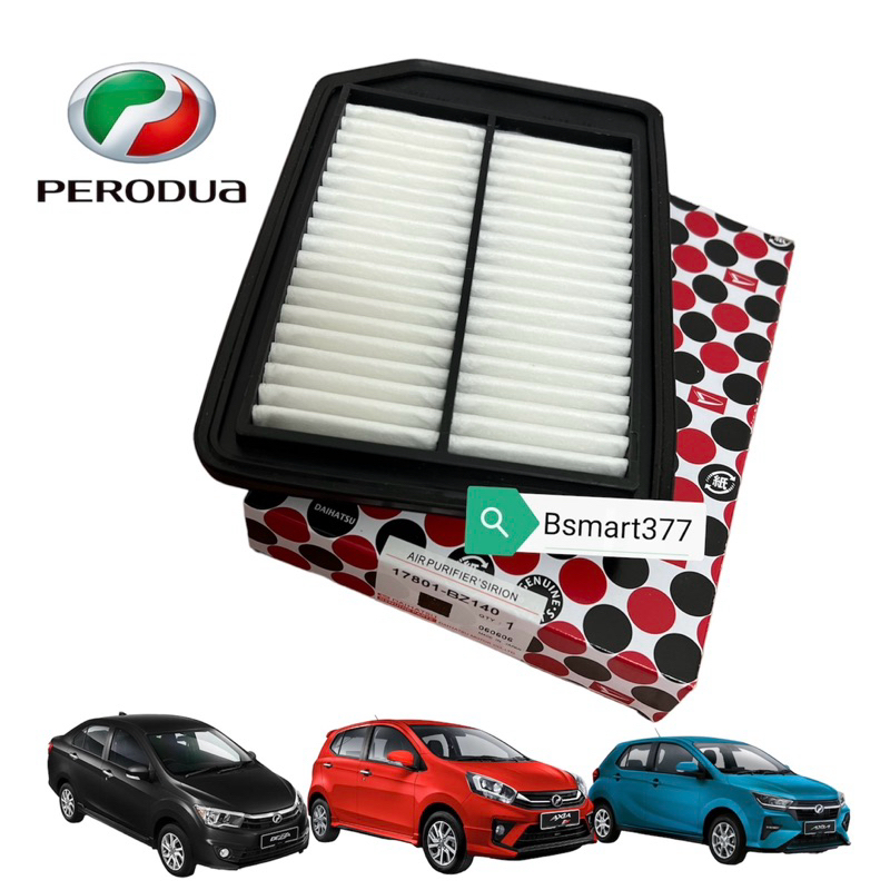 Perodua engine air filter new model axia vvti 1.0L (2017-NOW)/bezza 1 ...