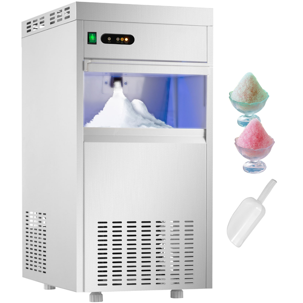 Ice Machine Snow Flake Maker 50KG/24H Lab Home Countertop Stainless ...