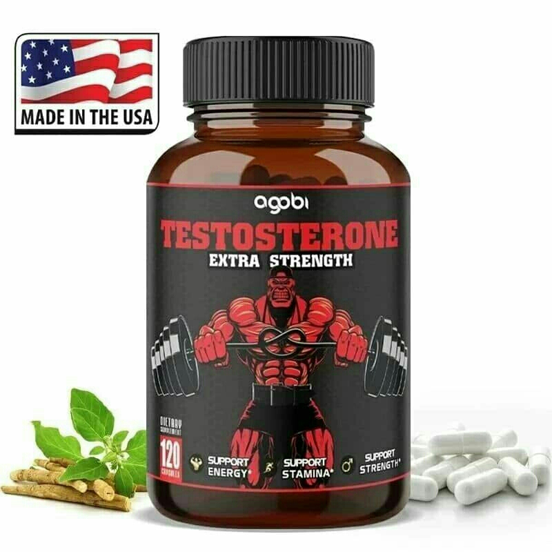 Testosterone booster Supplement.Powerful Complex.Ashwagandha,Tribulus ...