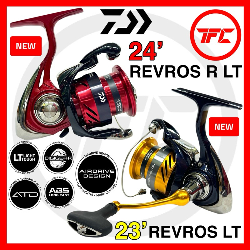 24’ 23’ NEW DAIWA REVROS R LT & REVROS LT Spinning Reel Fishing 2023 2024 | Shopee Malaysia