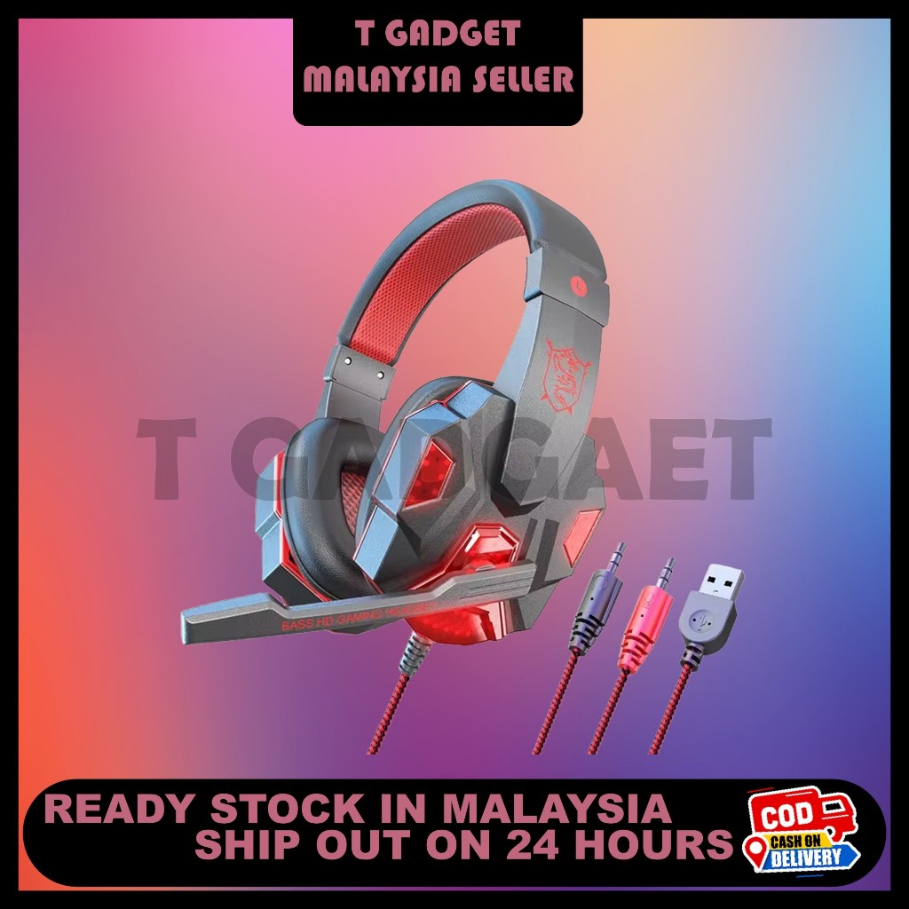 Glowing Gaming Headphone plextone pc780 sy830 Head-Mounted Noise ...