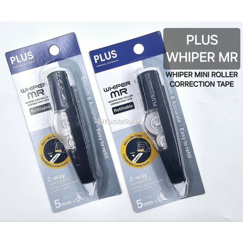 PLUS Whiper MR Mini Roller Correction Tape Refillable 5mmx6m (1pcs ...