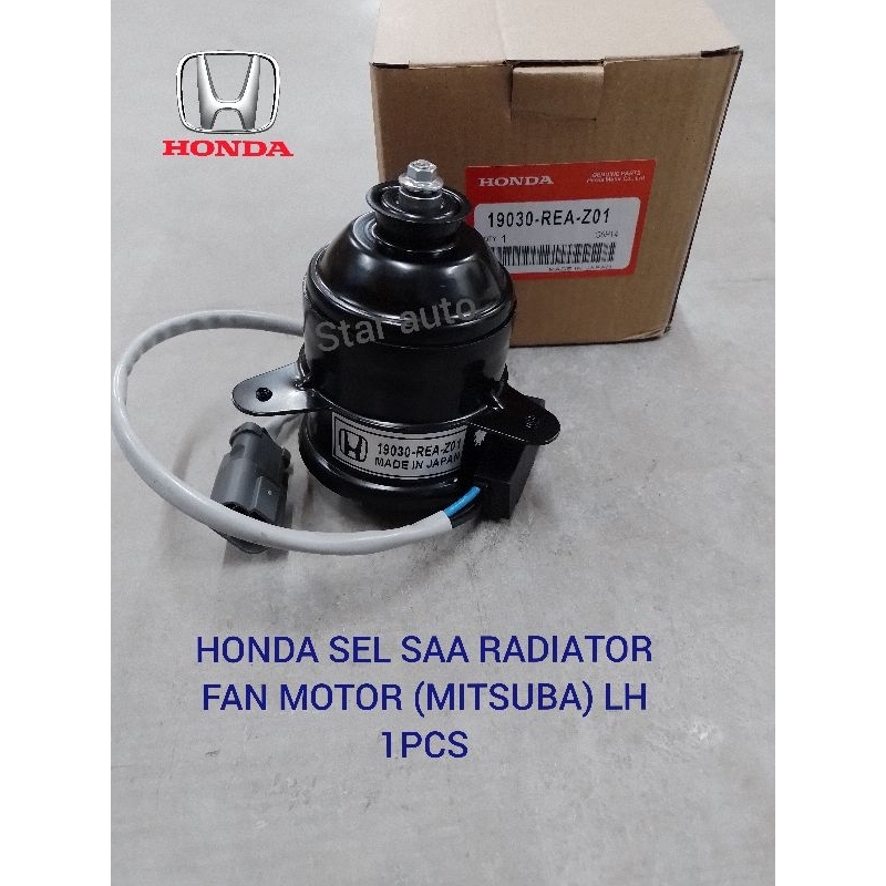 100% ORIGINAL HONDA SEL SAA RADIATOR FAN MOTOR (MITSUBA) LH | Shopee ...