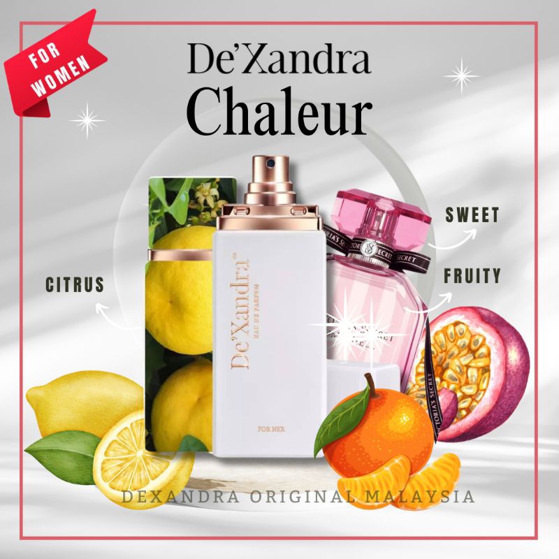 CHALEUR BY DEXANDRA PERFUME ORIGINAL HQ 35ML LONG LASTING FOR HER HIM ...