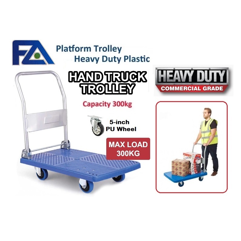 FA Advance 900 x 600mm Flatbed Platform Hand Trolley (300kg Load) | Shopee Malaysia