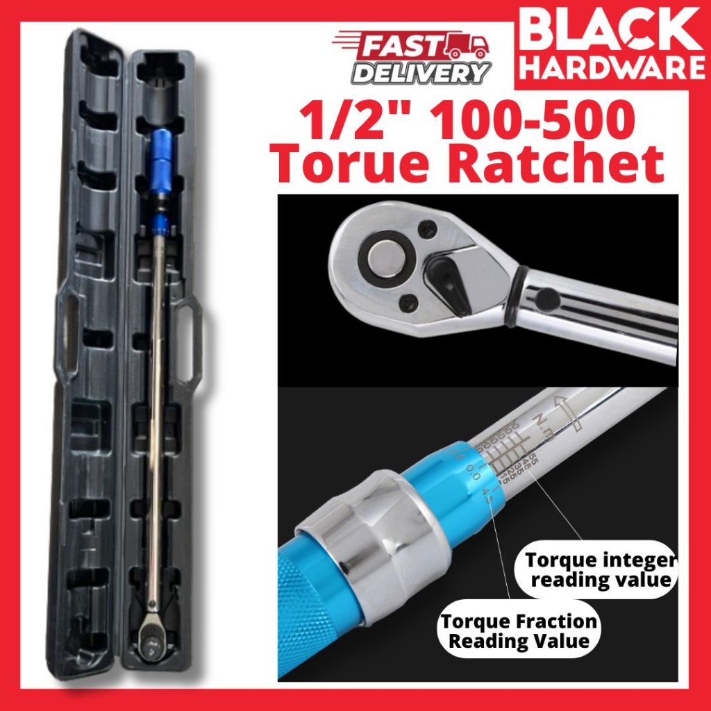 Black Hardware Spanner Ratchet Wrench Heavy Duty Tork Wrench Toque ...