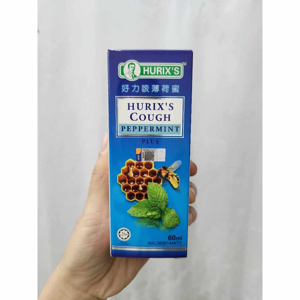 HURIX'S Cough Peppermint Plus 60ML | Shopee Malaysia