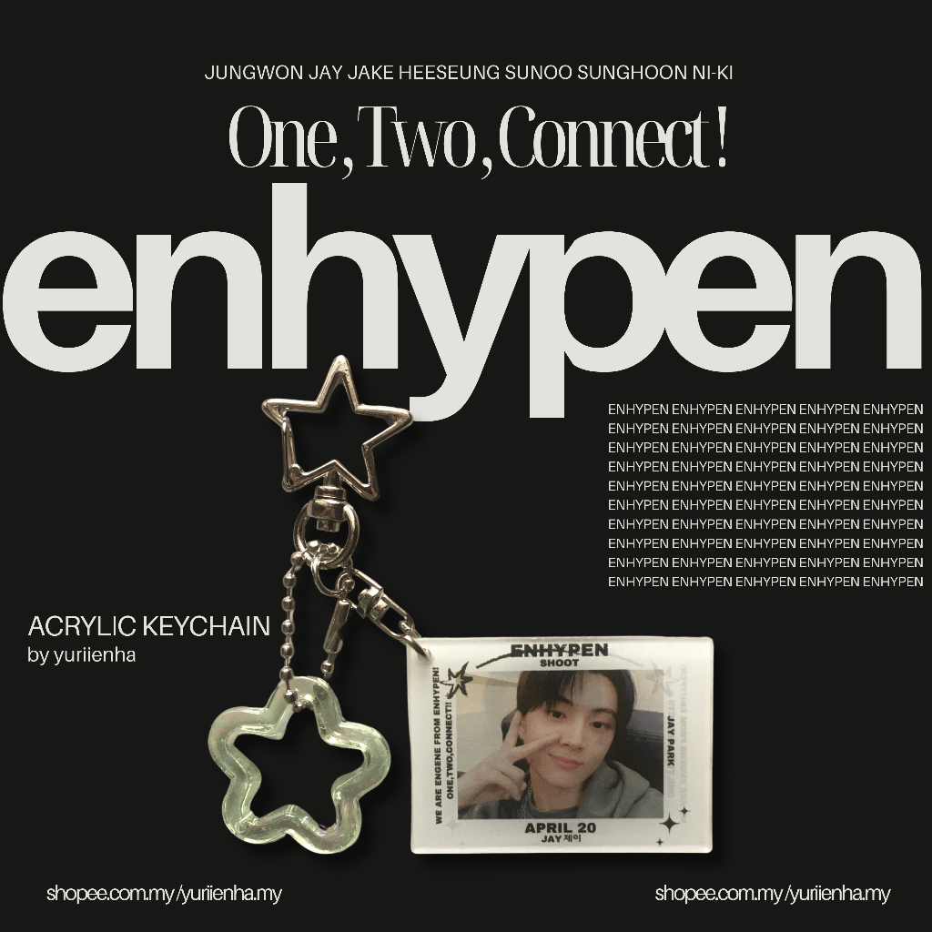 Enhypen's Acrylic Keychain | Shopee Malaysia