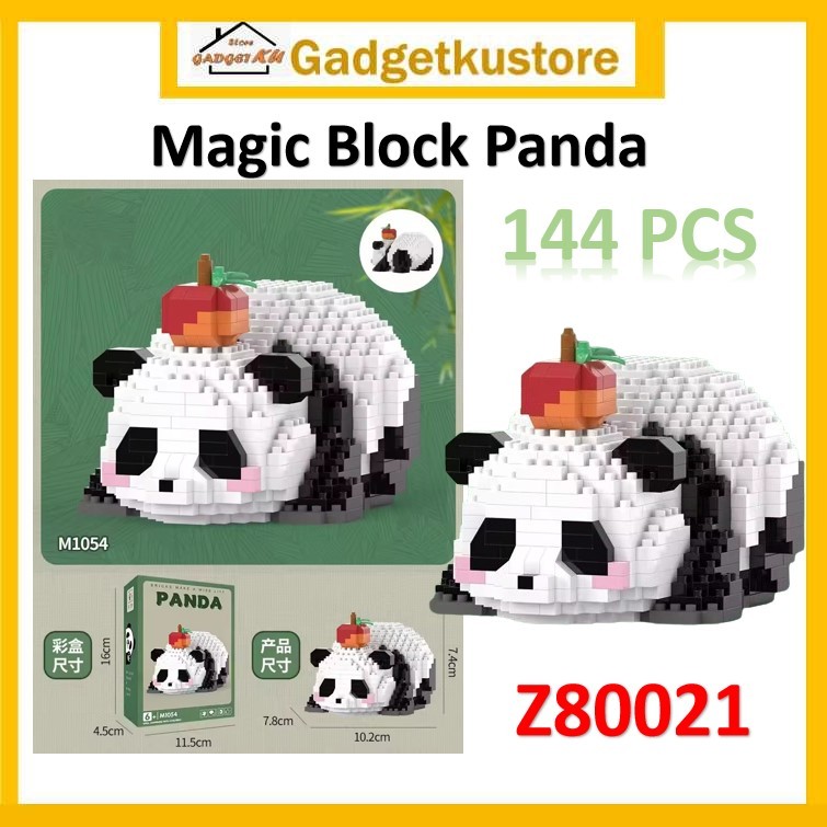 3D Panda Cute Building Magic Block Figure [MEDIUM] Toys Building Blocks ...