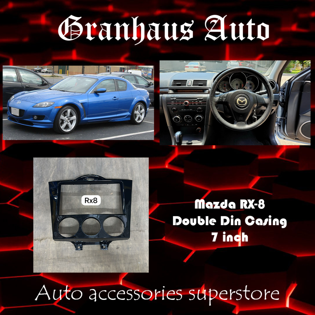 Mazda RX-8 RX 8 7 inch Double Din Android Player Casing Radio Casing ...