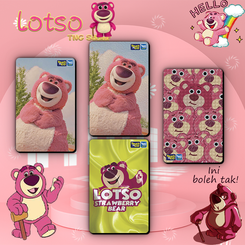 Lotso (Series 2) TNG Sticker - Tng Touch N Go/Bank Card Sticker Cover ...