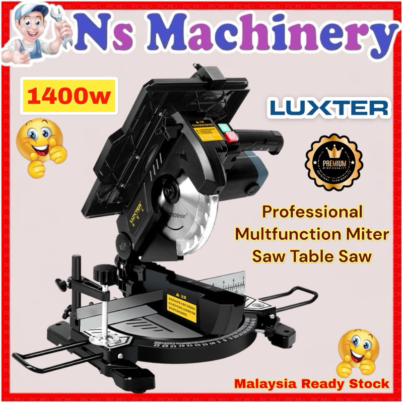 Luxter Professional 8”Multifunction Miter Saw Table saw Aluminium ...