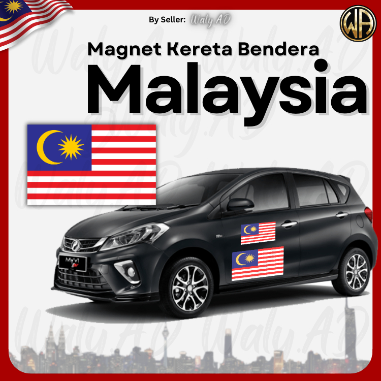 Magnet Bendera Malaysia Kereta Flag Merdeka Bendera Negeri | Shopee ...