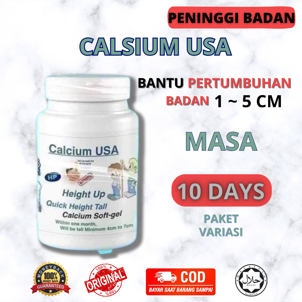 Peninggi Badan Calcium Usa Vitamin b12 Supplement Ubat Tinggi Height ...