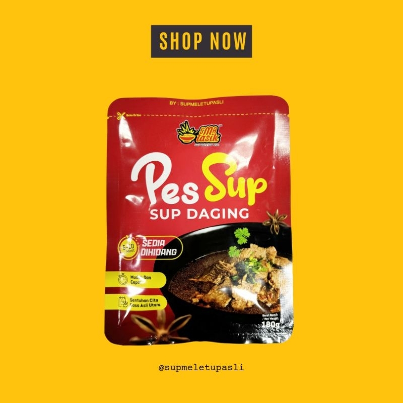 PES Sup Daging. Soup Paste. (By SupMeletupAsli) | Shopee Malaysia