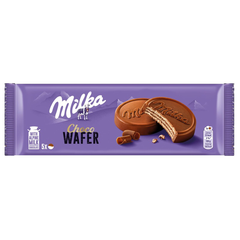 Milka Choco Wafer Milk chocolate 180g | Shopee Malaysia